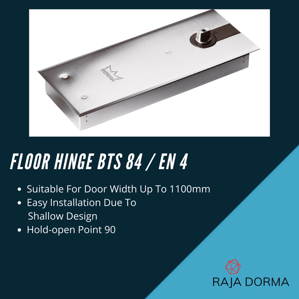 Jual Floor Hinge Dorma BTS84 EN4 Dormakaba BTS 84 EN 4 Engsel Tanam ...
