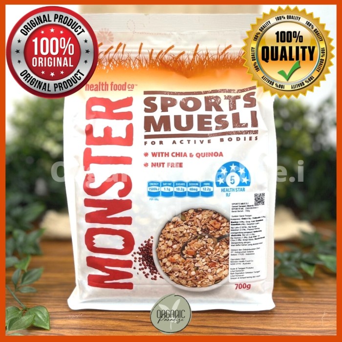 Jual Monster Muesli Sports Muesli 700 gram | Shopee Indonesia