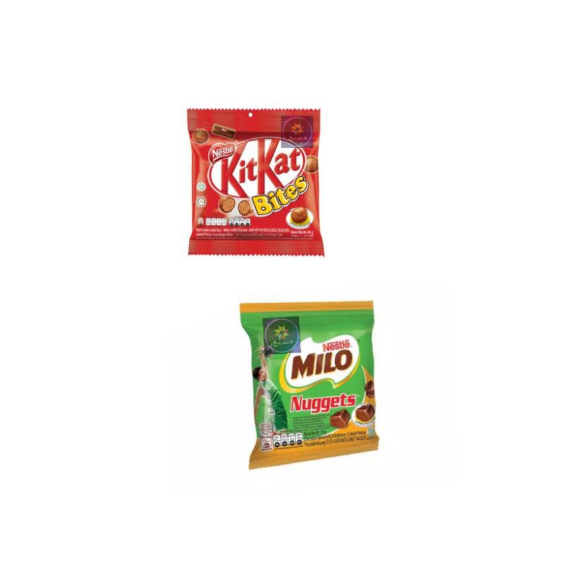 Jual Milo Nuggets 25gr/kitkat bites 30gr/ Choco Wafer Mini/Import ...