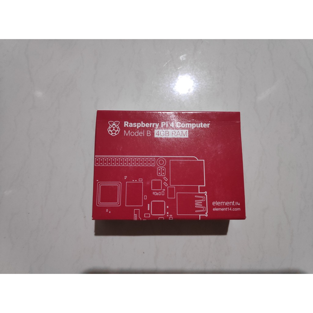 Jual Original Raspberry Pi 4 4GB 4 GB Gigabyte RAM Element14 Made In UK ...