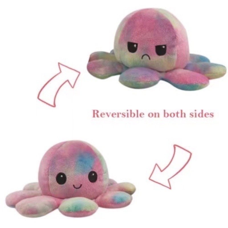 Jual Reversible Octopus Doll || Moody Octopus || Boneka Oktopus ...