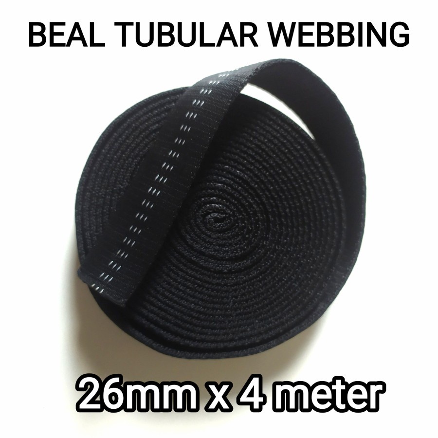 Jual Tali Webbing BEAL Tubular Tape 26mm x 4 meter tali jiwa sling ...