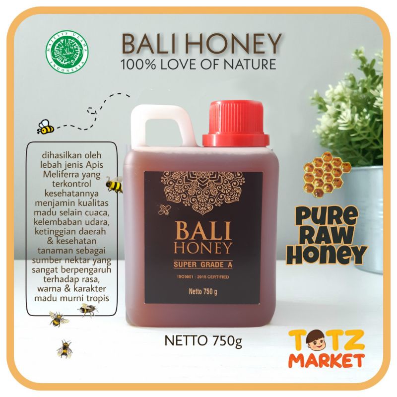 Jual Madu Bali Honey 750 ml - PURE RAW HONEY ( Wild Flower ) | Shopee ...