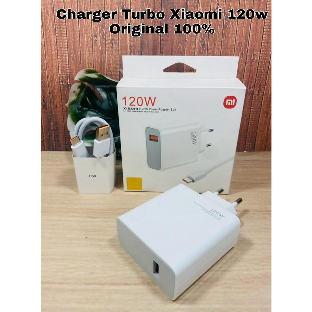 Jual CHARGER ORI 100% XIAOMI TURBO 120W TYPE-C | Shopee Indonesia