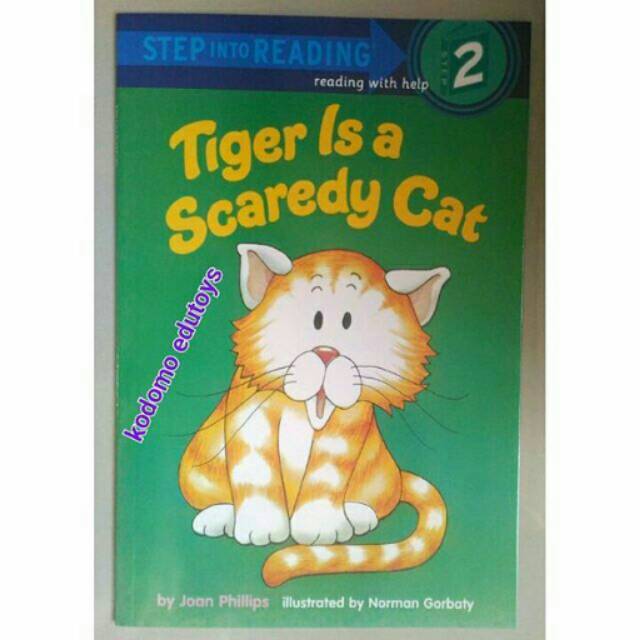 Jual Step Into Reading Step 2 Reading With Help - Tiger Is a Scaredy ...