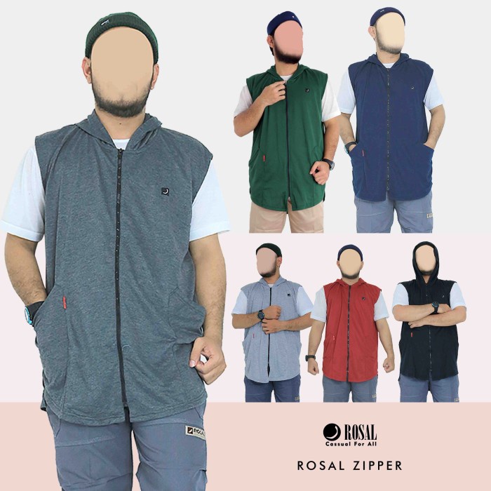 Jual Rompi Sholat ROSAL Zipper Jumbo M - XXXL bukan Baju Koko Pakistan ...