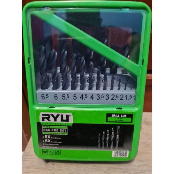 Jual MATA BOR BESI HSS PRO SET 19 PCS RYU TEKIRO | Shopee Indonesia