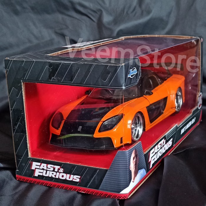 Jual {friskastore} Die Cast 1:24 Mazda RX7 Han Fast and Furious Tokyo Drift [JADA] Diskon ...