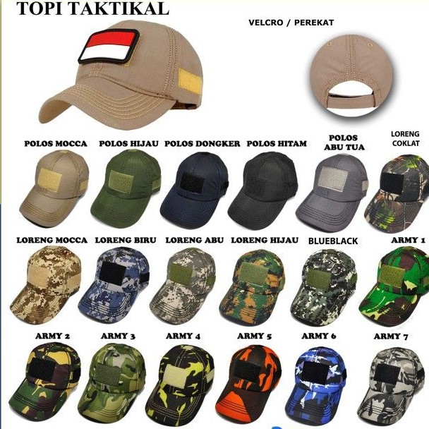 Jual Topi Tactical / Topi Taktikal / Topi Militer / Topi Komando / Topi ...