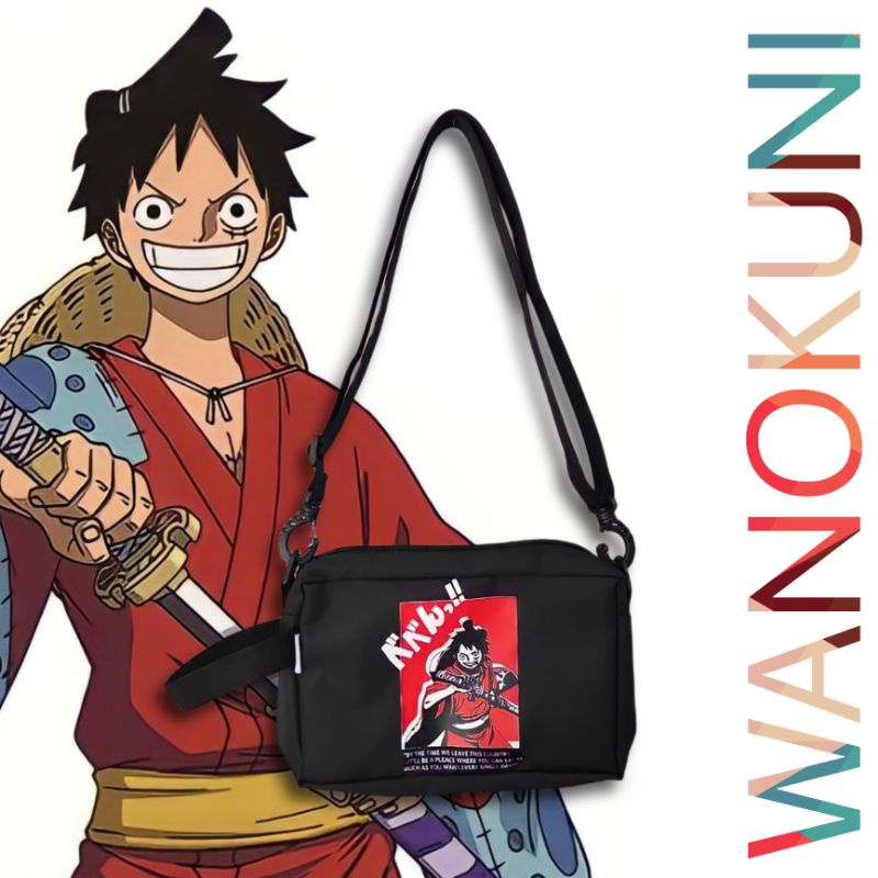 Jual ADK SLING BAG MONKEY D LUFFY Tas Anime Sling Bag One Piece Tas ...