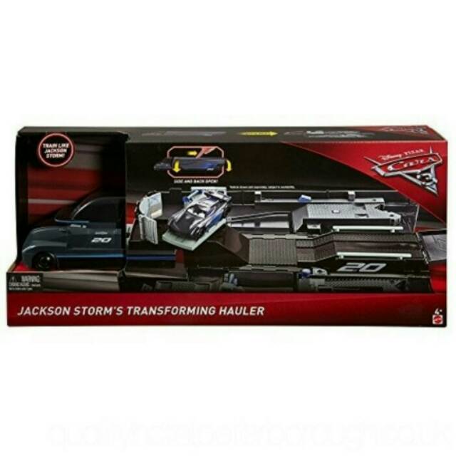 Jual Disney Pixar Cars 3 Jackson strom Transforming Hauler Playset ...