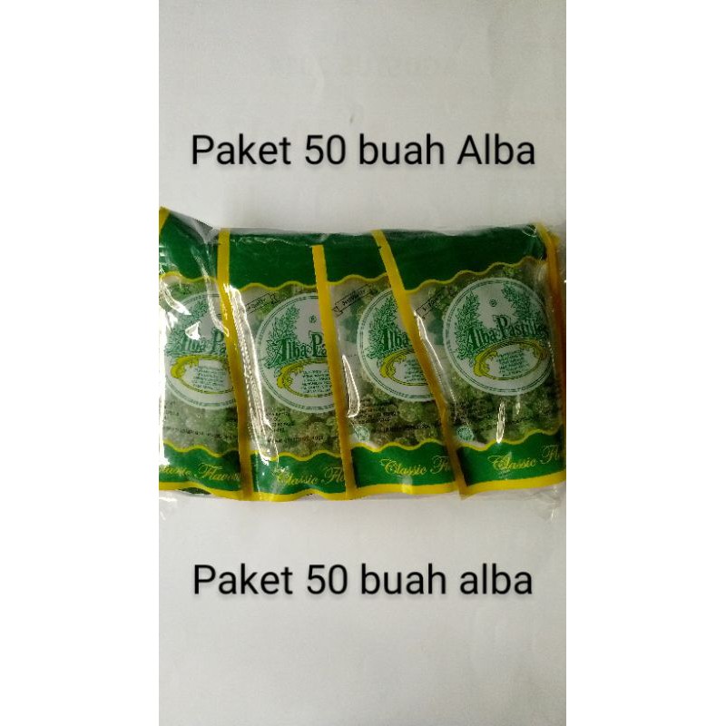 Jual Paket 50 buah Alba pastilles | Shopee Indonesia