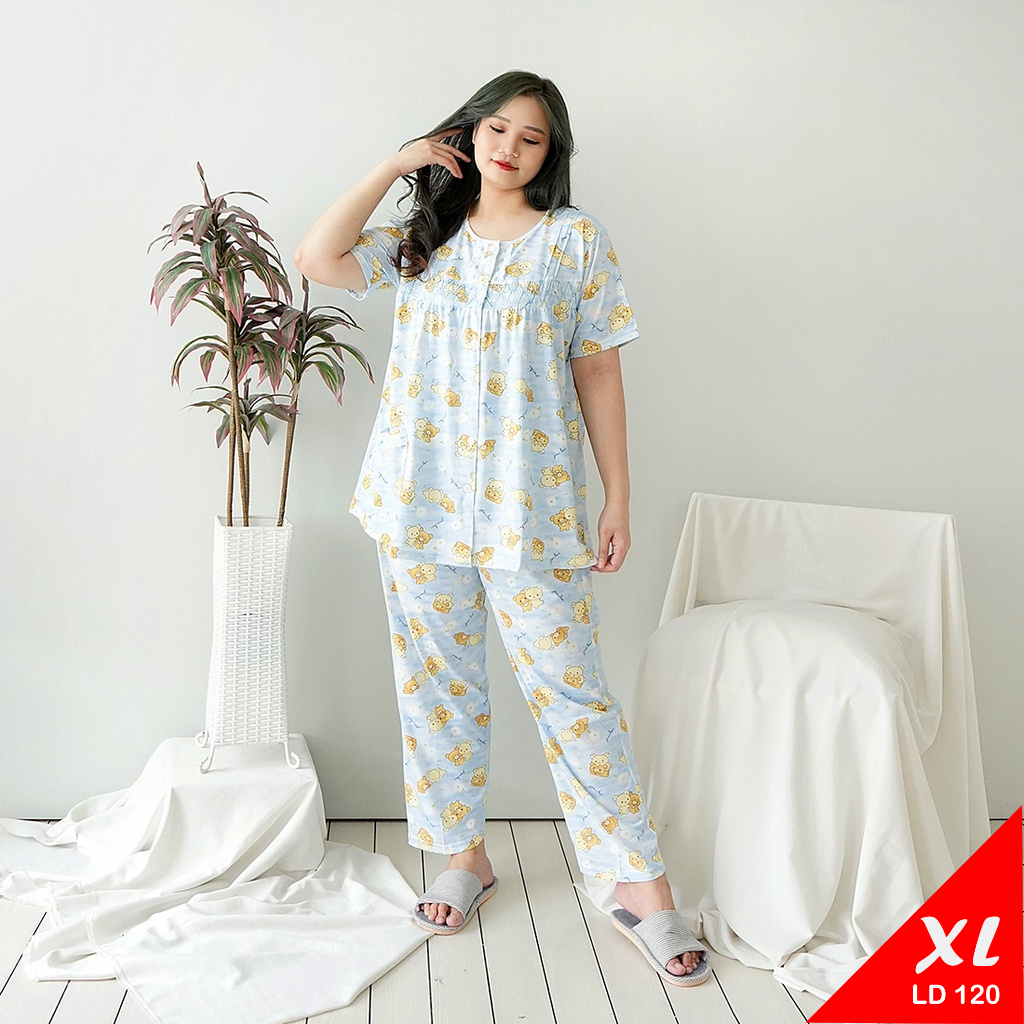 Jual GREET NIGHT WEAR - Baju Tidur Kaos Katun Model : D-432 / PP XL ...