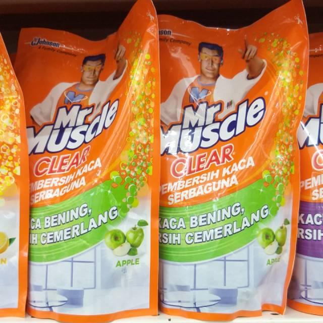 Jual Mr muscle clear apple refill 440ml | Shopee Indonesia