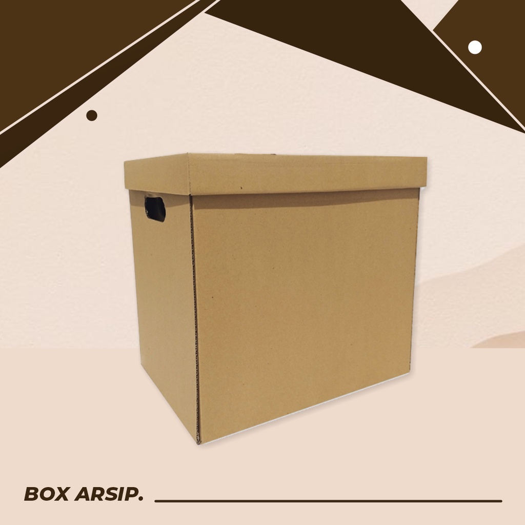 Jual BOX ARSIP FILE UK. 38 x 28 x 35 cm - karton/box arsip/box penyimpanan file /box berkas/box ...