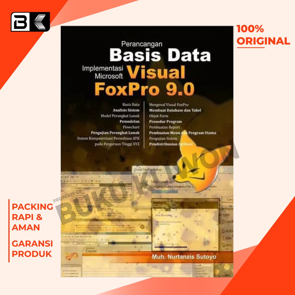 Jual Buku Perancangan Basis Data Implementasi Microsoft Visual Foxpro 9 ...