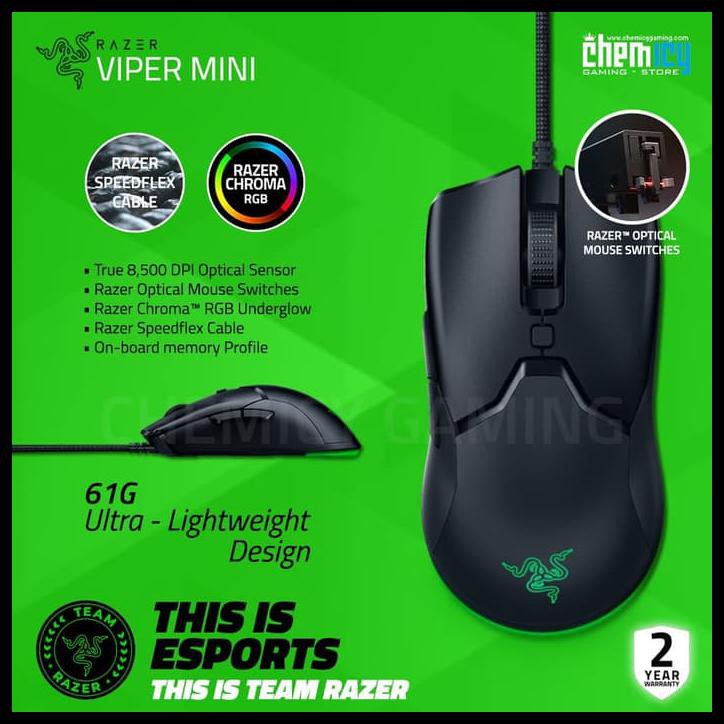 Jual Razer Viper Mini Ultralight Ambidextrous Wired Gaming Mouse ...