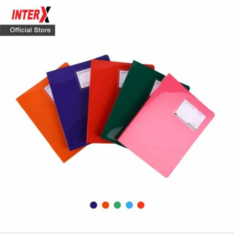 Jual Clear holder A5 Inter X 20 pocket / dokumen keeper / display album ...