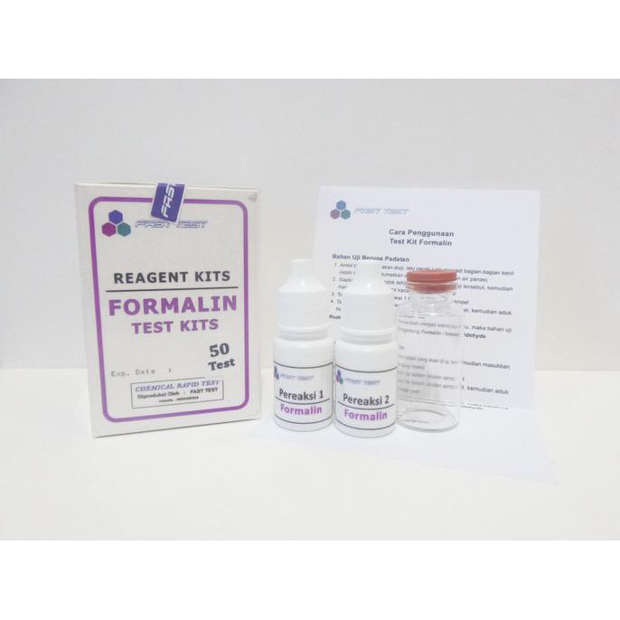 Jual Reagent Test Kit Formalin, Alat Uji Cepat Kandungan Formalin ...