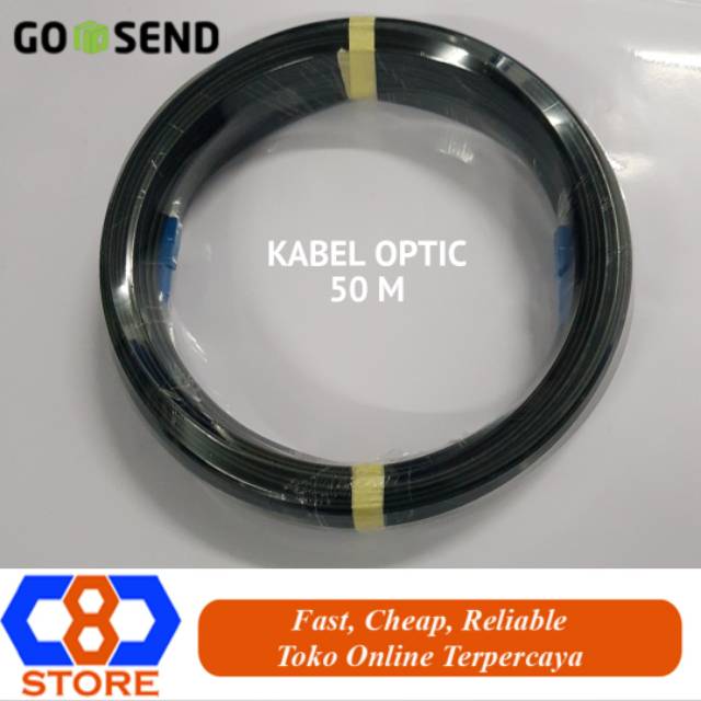 Jual KABEL FO FIBER OPTIC DROP WIRE 1 CORE PRECON 50M | Shopee Indonesia