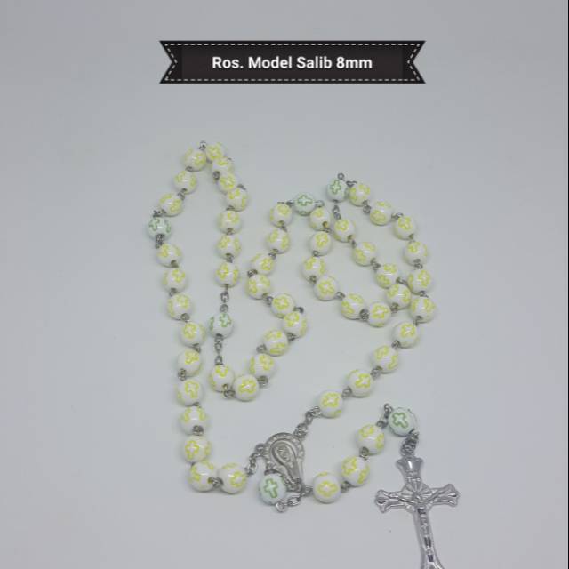 Jual Rosario Rantai Model Salib 8 mm | Shopee Indonesia