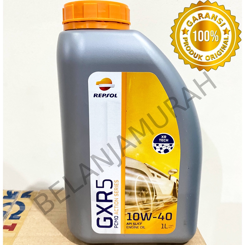 Jual Oli Mesin Repsol SAE GXR 5 / GXR5 SL/CF 10w-40 1 Liter / 1L 100% ASLI | Shopee Indonesia