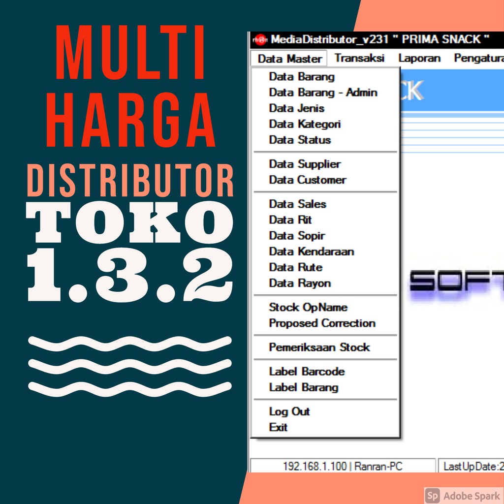 Jual APLIKASI DISTRIBUTOR STANDAR | Shopee Indonesia