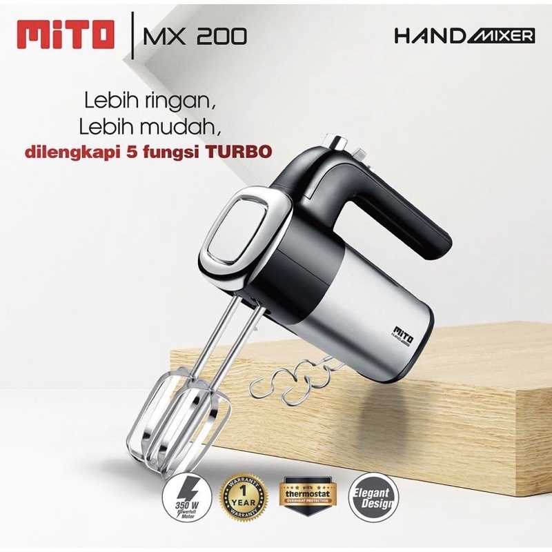 Jual Hand Mixer Mito MX 200 | Shopee Indonesia