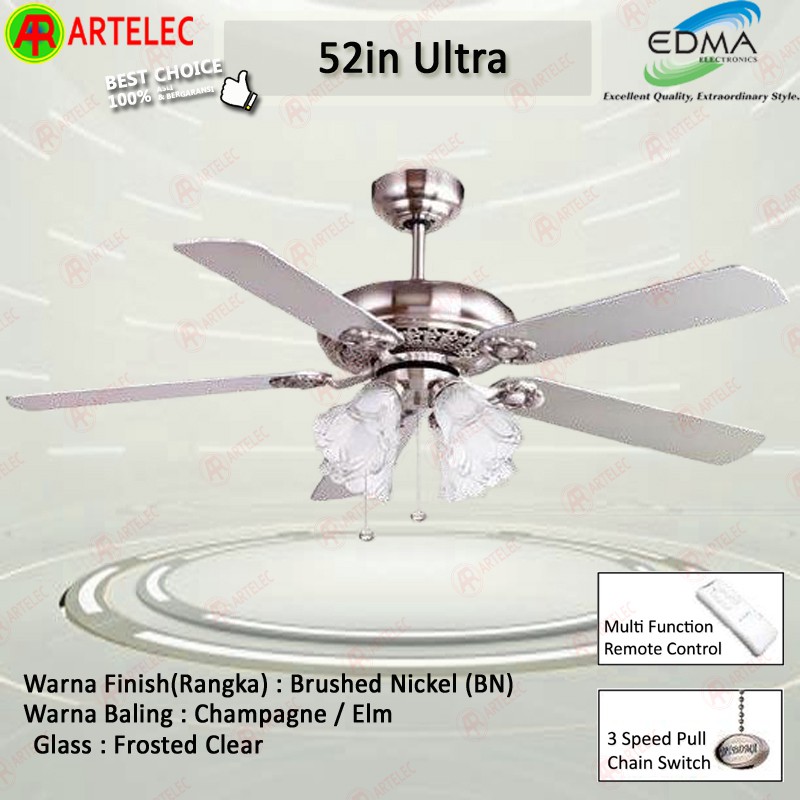 Jual Kipas Angin Gantung MT EDMA 52in ULTRA Kipas Angin Dekorasi Kipas ...