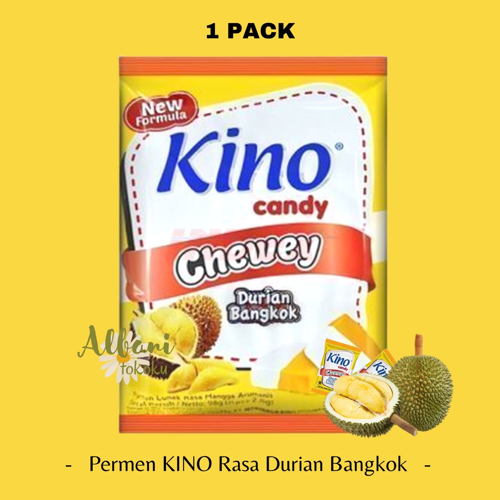 Jual KINO - Permen Rasa Durian Kemasan 125 gr - Permen Lunak - Permen ...