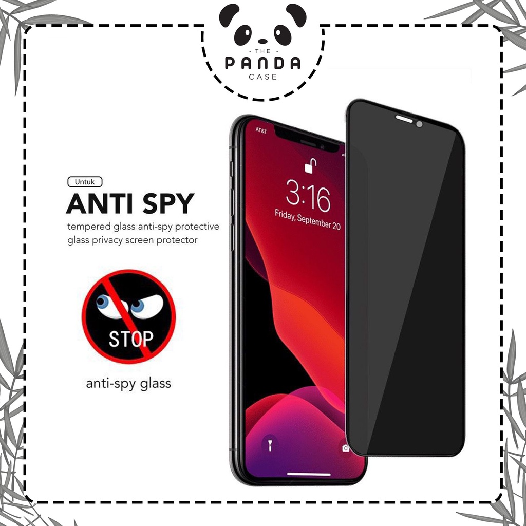 Jual [TPC] Tempered Glass Anti SPY Anti Gores iPhone 6 6Plus 7 8 7Plus 8Plus X XR XS MAX 11 12 ...