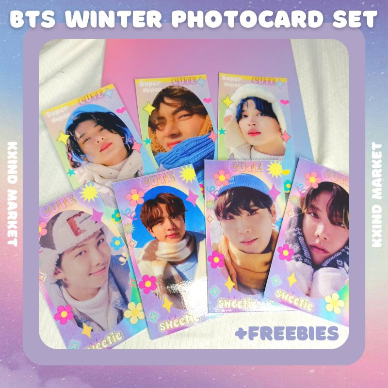 Jual Photocard BTS Winter Package / photocard BTS / fanmade BTS / album ...