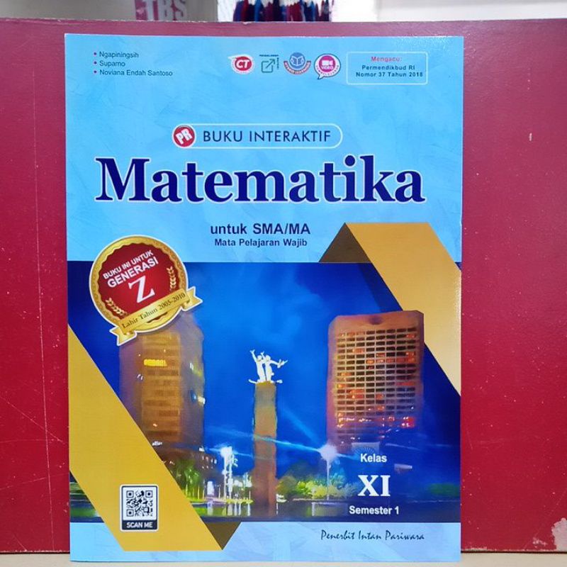 Jual Buku PR/LKS interaktif matematika wajib kelas XI, 11 semester 1 (K13 revisi) intan pariwara ...