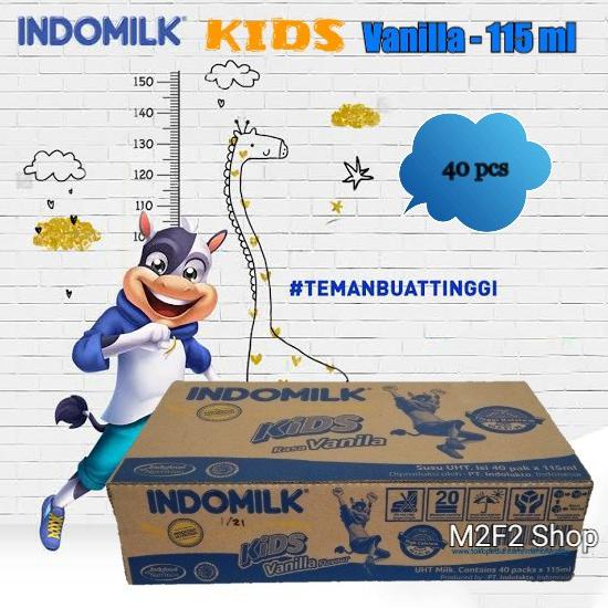 Jual SUSU INDOMILK KIDS UHT SEMUA RASA - 115 ML (KHUSUS GOJEK/GRAB) - STROBERI | Shopee Indonesia