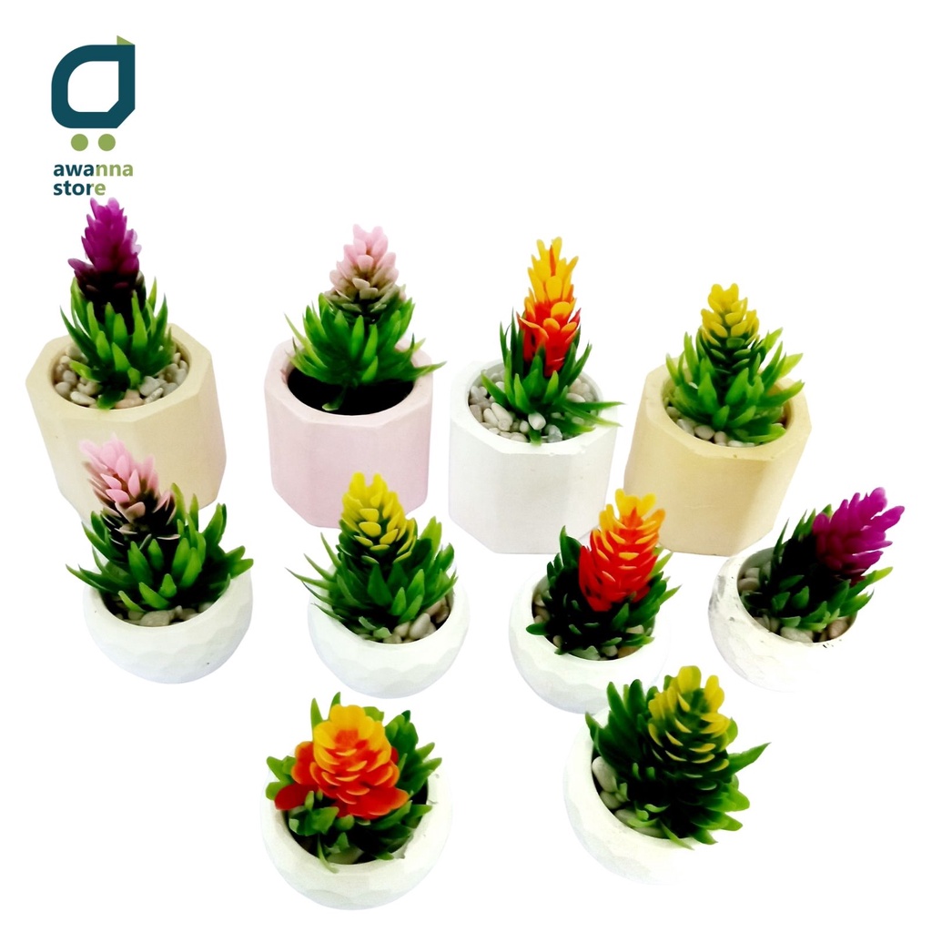 Jual Bunga mini, Pot mini, Bunga Hias Plastik Pinus dekorasi bunga lucu ...