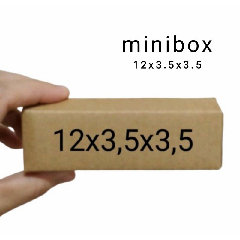 Jual Kardus mini box Uk 12x3.5x3.5 cm | Shopee Indonesia