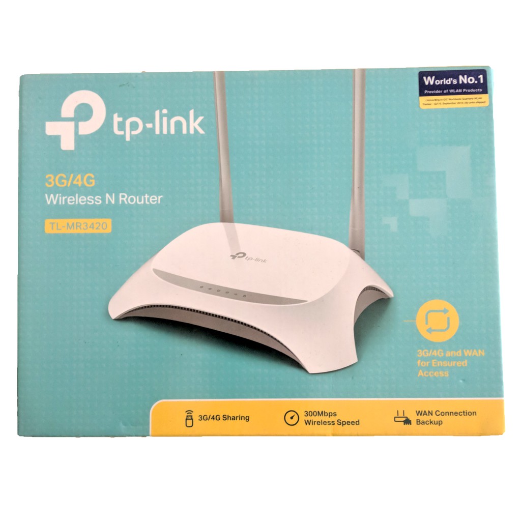 Jual TPLINK TL-MR3420 WIRELESS N ROUTER MURAH V3 V5 BISA USB MODEM 4G ...