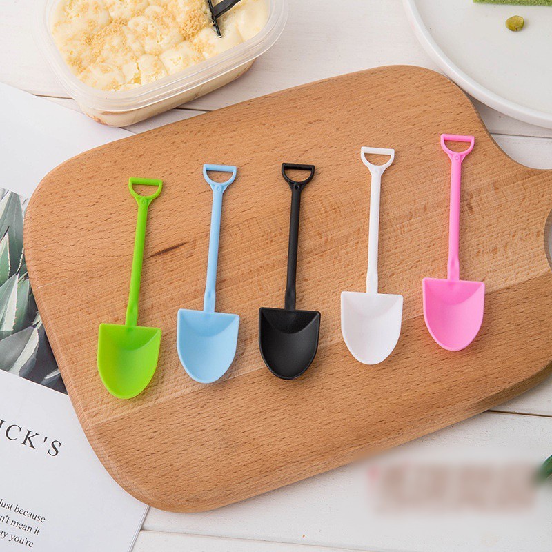 Jual DFANCCIE SEKOP Sendok Puding Plastik Isi 12 PCS / Sendok Es Krim ...