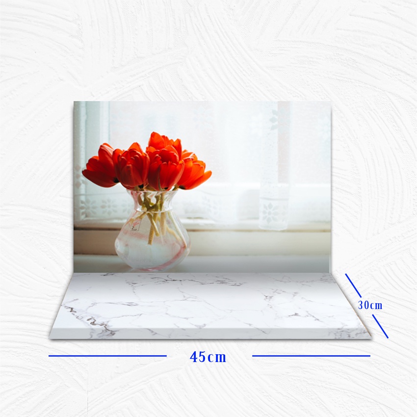 Jual Alas foto lipat background produk - Motif Bunga Tulip | Shopee ...