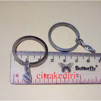 Jual Ring Gepeng Rantai + Ring O - gantungan kunci ( 12 biji ) | Shopee ...