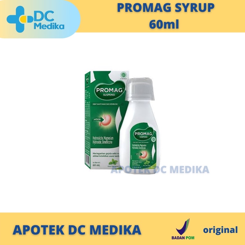 Jual Promag Syrup 60ml / Obat Maag / Obat lambung / Obat perut | Shopee ...