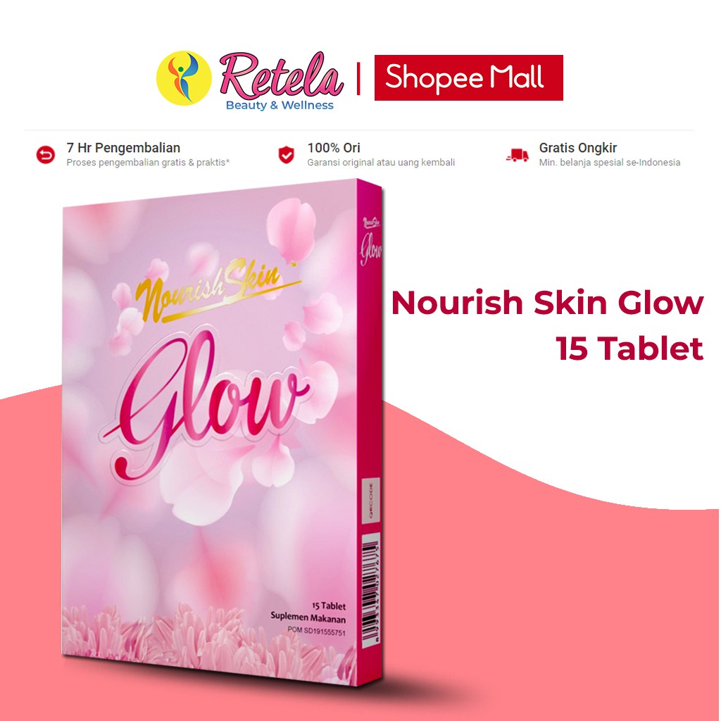 Jual Nourish Skin Glow 15'S/Suplemen Kulit/Vitamin Kulit | Shopee Indonesia