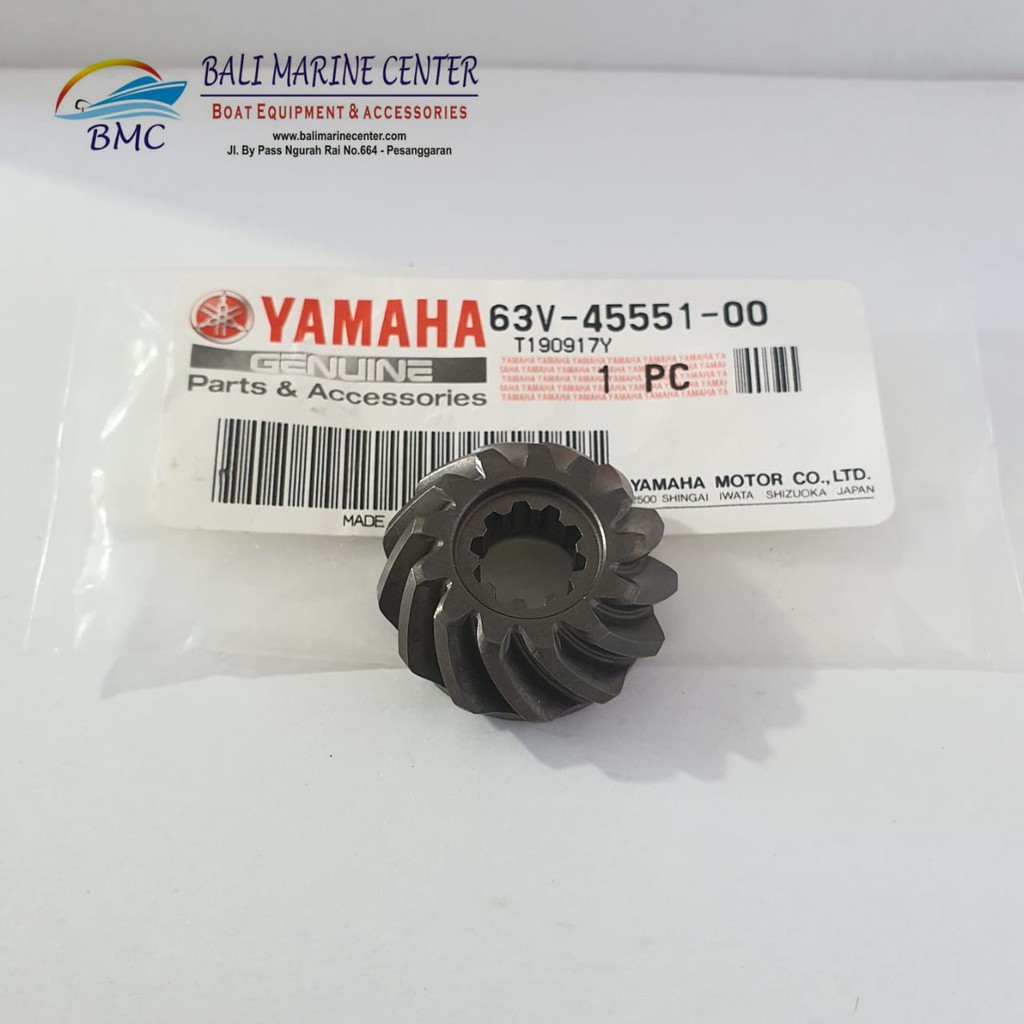 Jual 63V-45551-00 Pinion Yamaha 15DMHL _ Sparepart Mesin Kapal | Shopee ...