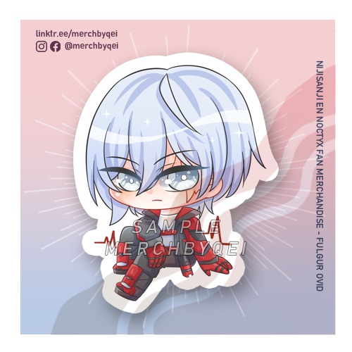 Jual Fulgur Ovid - Nijisanji EN Noctyx Keychain Fan Merchandise | Shopee Indonesia