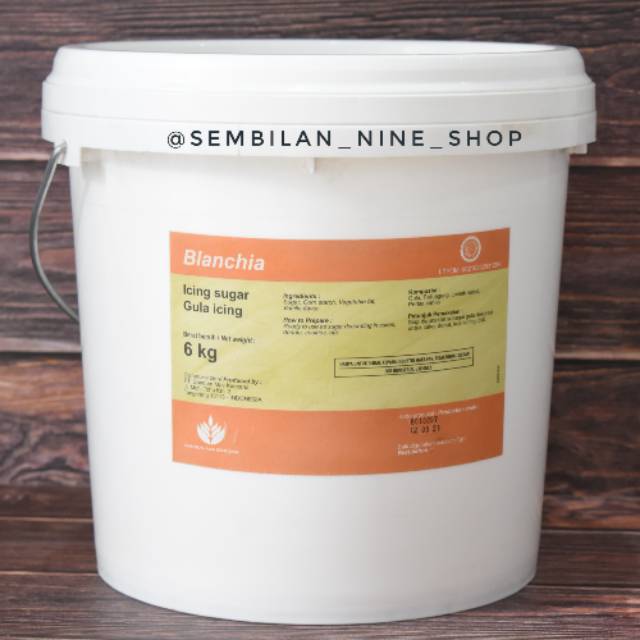 Jual Blanchia Decoration Icing Sugar 6 Kg Gula icing Gula Halus Dingin ...