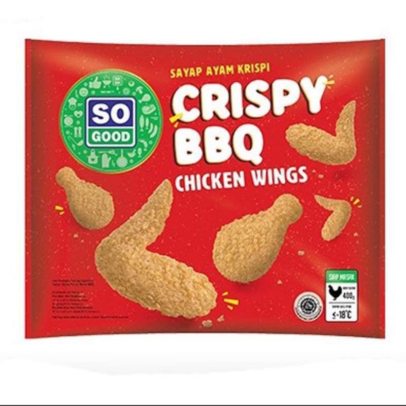 Jual So Good Crispy BBQ Wing 400gr | Shopee Indonesia