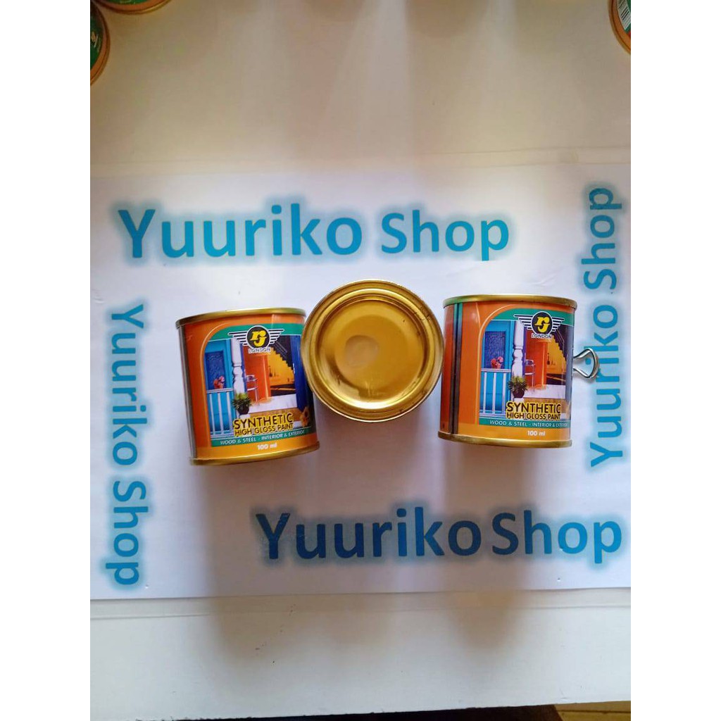 Jual cat minyak kayu dan besi warna coklate muda light brown rj kecil ...