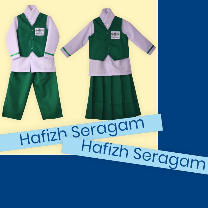 Jual Seragam TK PAUD Nasional Hijau Panjang | Shopee Indonesia