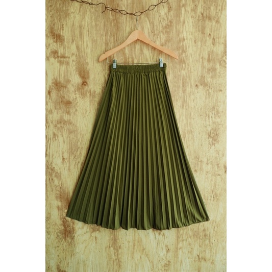 Jual PLISKET skirt by ZALFA outfit / rok wanita murah / rok plisket / rok harian | Shopee Indonesia