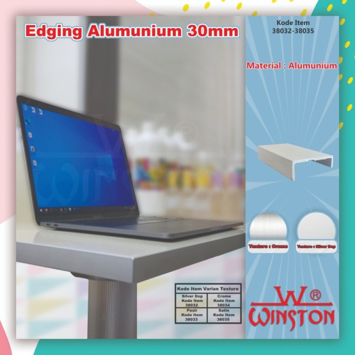 Jual LIST FRAME EDGING ALUMINIUM 40 MM / EA 40 winston surabaya ...